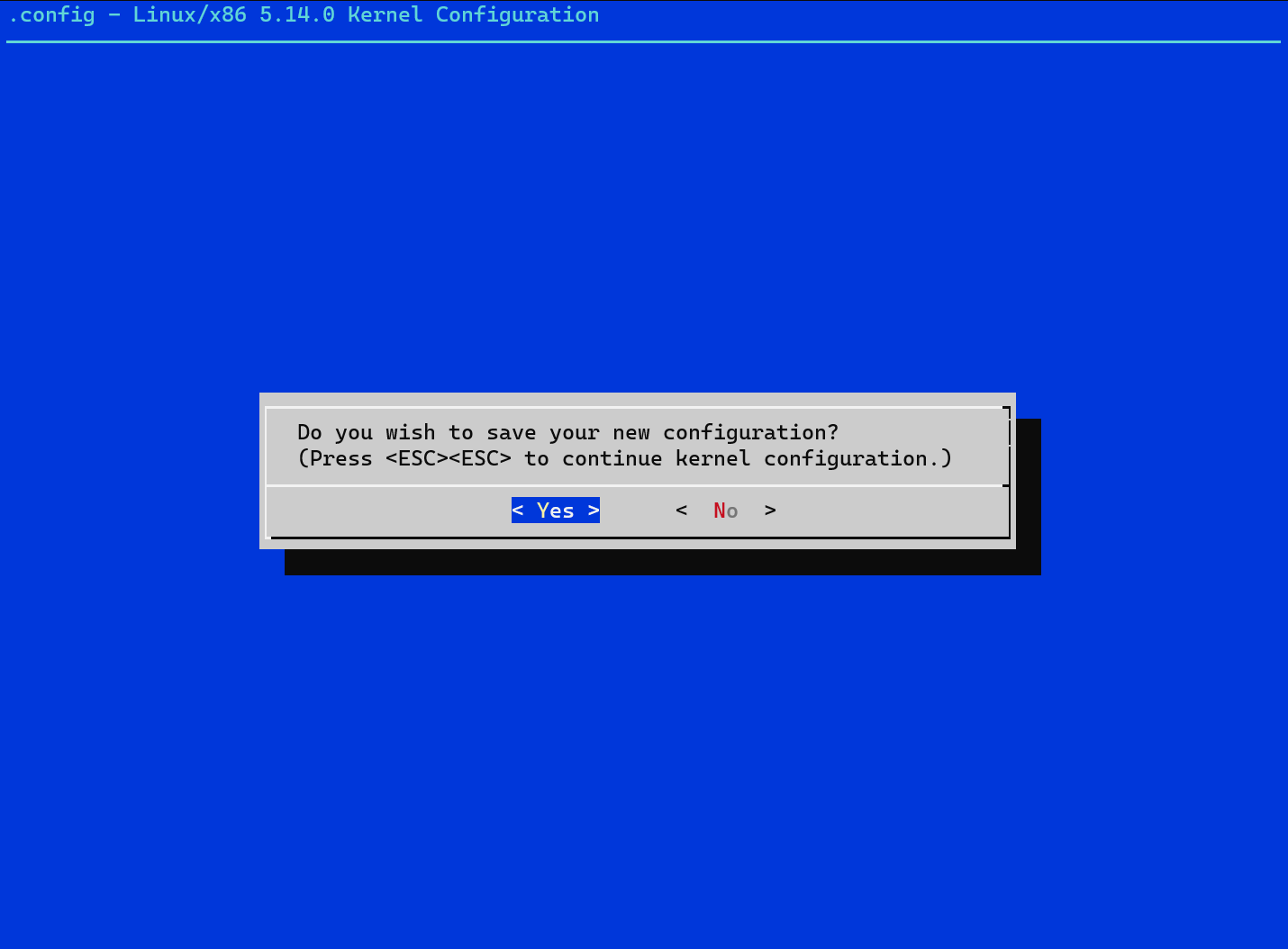 Beginner’s kernel configuration | 市野メモ