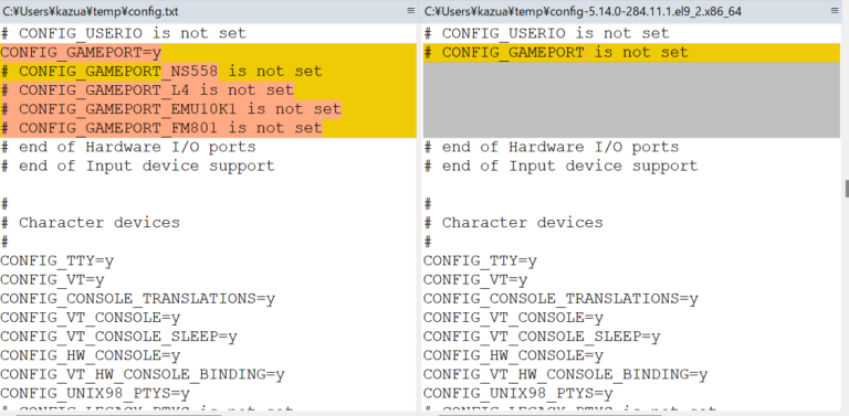 Beginner’s kernel configuration | 市野メモ